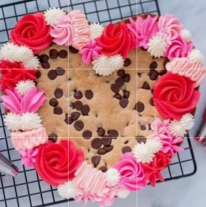 Here's My Heart - Cookie Cake – Sugar Bean Bakery Utah